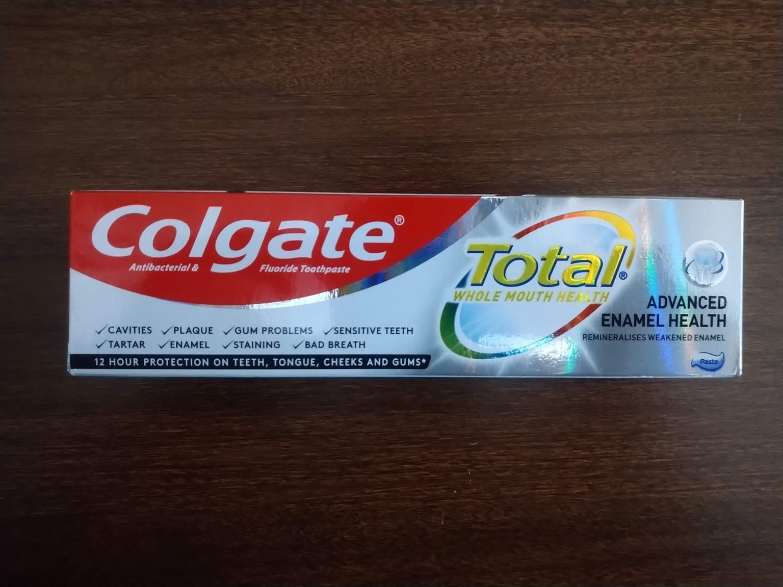 イギリス 歯磨き粉 Colgate Total whole mouth health Advanced enamel health | かもめ ...