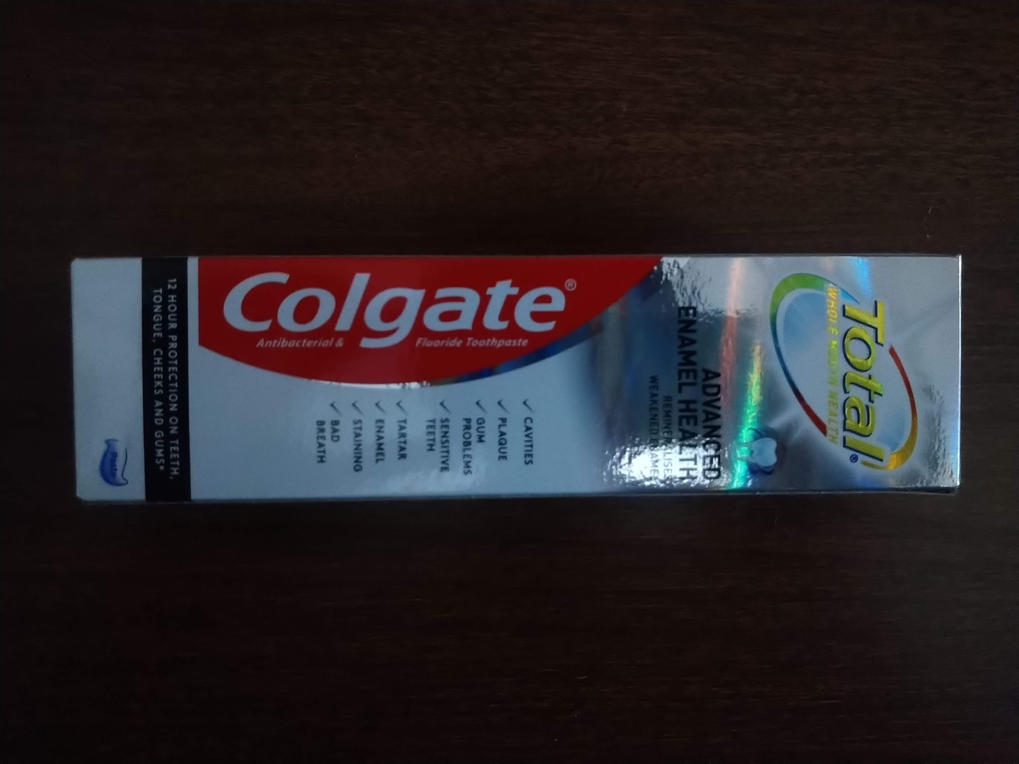 イギリス 歯磨き粉 Colgate Total whole mouth health Advanced enamel health | かもめ ...