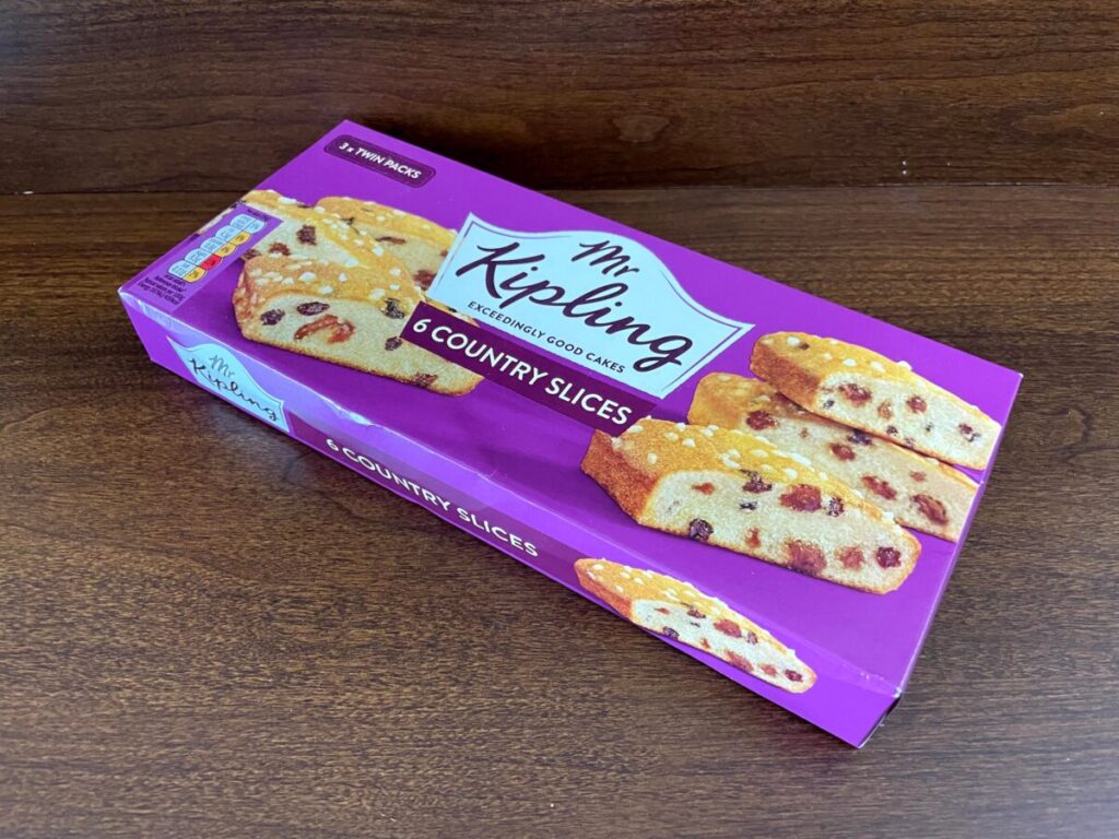 イギリス 菓子パン（？） Mr Kipling Exceedingly good cakes 6 Country slices | かもめ ...