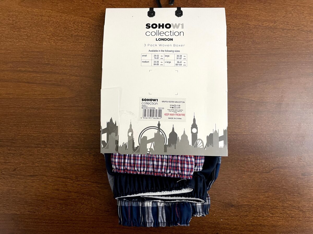 イギリス トランクス SOHO W1 Collection London 3 Pack woven boxer | かもめらいおん 絵空事