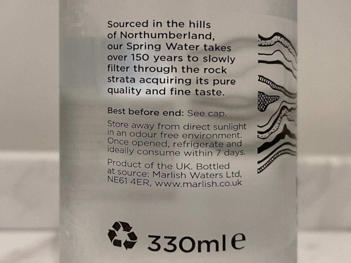 40点 イギリス 硬水 Marlish Still spring water | かもめらいおん 絵空事