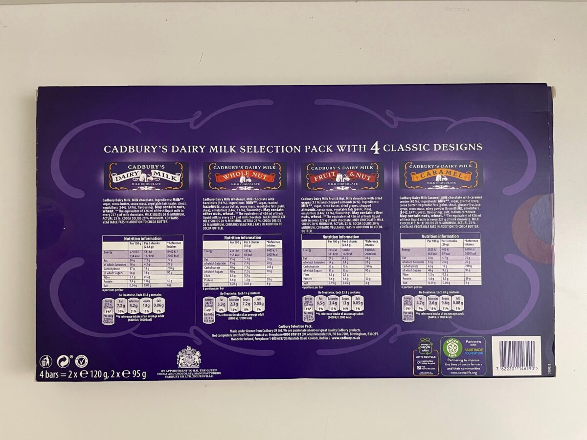 イギリス【王室御用達】 キャドバリーチョコレート クラシックコレクション Cadbury’s Classic Collection | かもめ ...